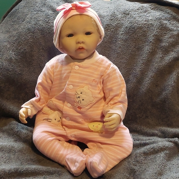 Unbranded | Toys | 9 Weighted Reborn Style Baby Girl Doll With Two ...